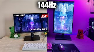 REVIEW 🖥Monitor SAMSUNG ODYSSEY G30 24 144Hz | Doovi
