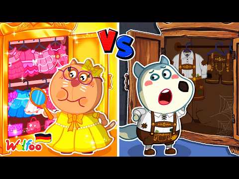 Wolfoo Geschichte 🐺 Reiches Kind vs. armes Kind beim Campen! 🐟 Kann Geld Glück kaufen?