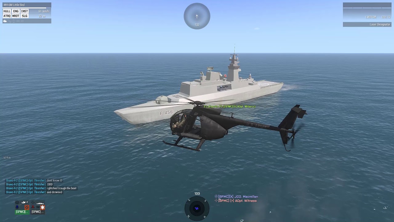 Taking a naval craft by littlebird - YouTube