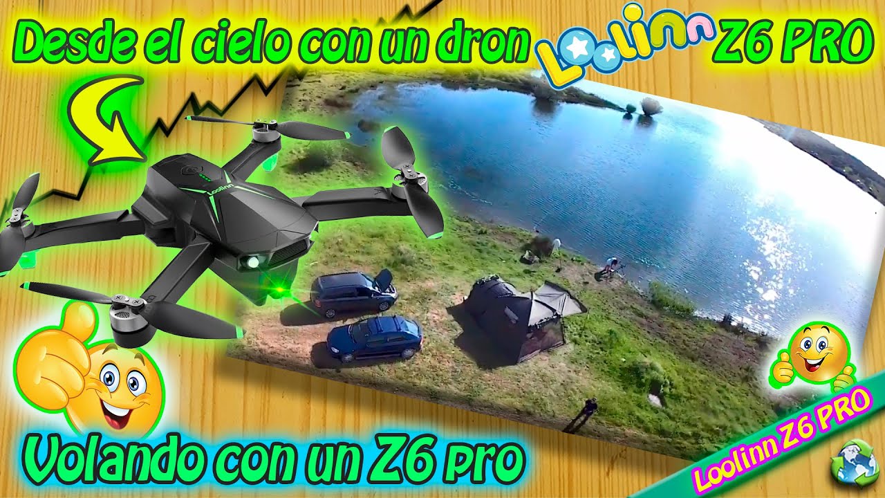 Desde el cielo con un dron Loolinn Z6 PRO - YouTube
