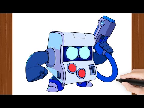How To Draw 8-BIT I BRAWL STARS  I Easy