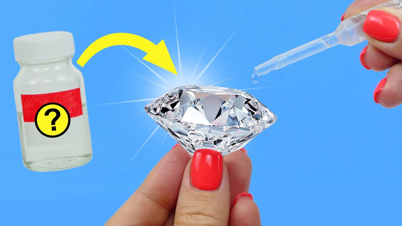 TRANSPARENT SQUISHY! I Making Squishy Diamond Hitohada Gel - YouTube