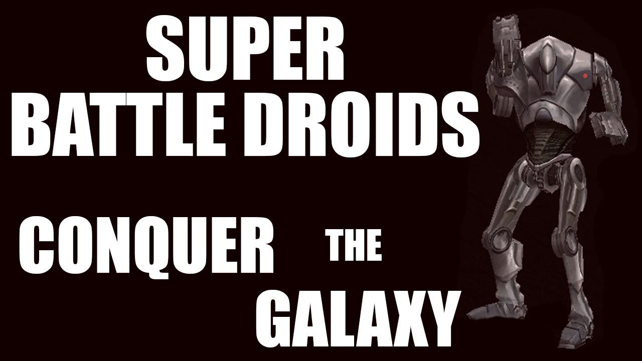 SWBF2 (2005) only Super Battle Droids - YouTube