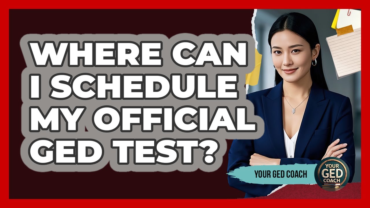 Where Can I Schedule My Official GED Test? - Your GED Coach - YouTube