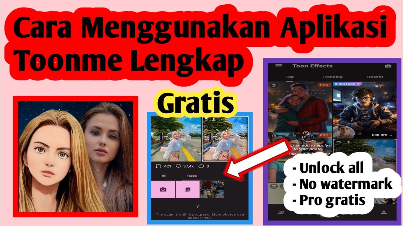 Cara Menggunakan Aplikasi Toonme | Tutorial Aplikasi Toonme - YouTube