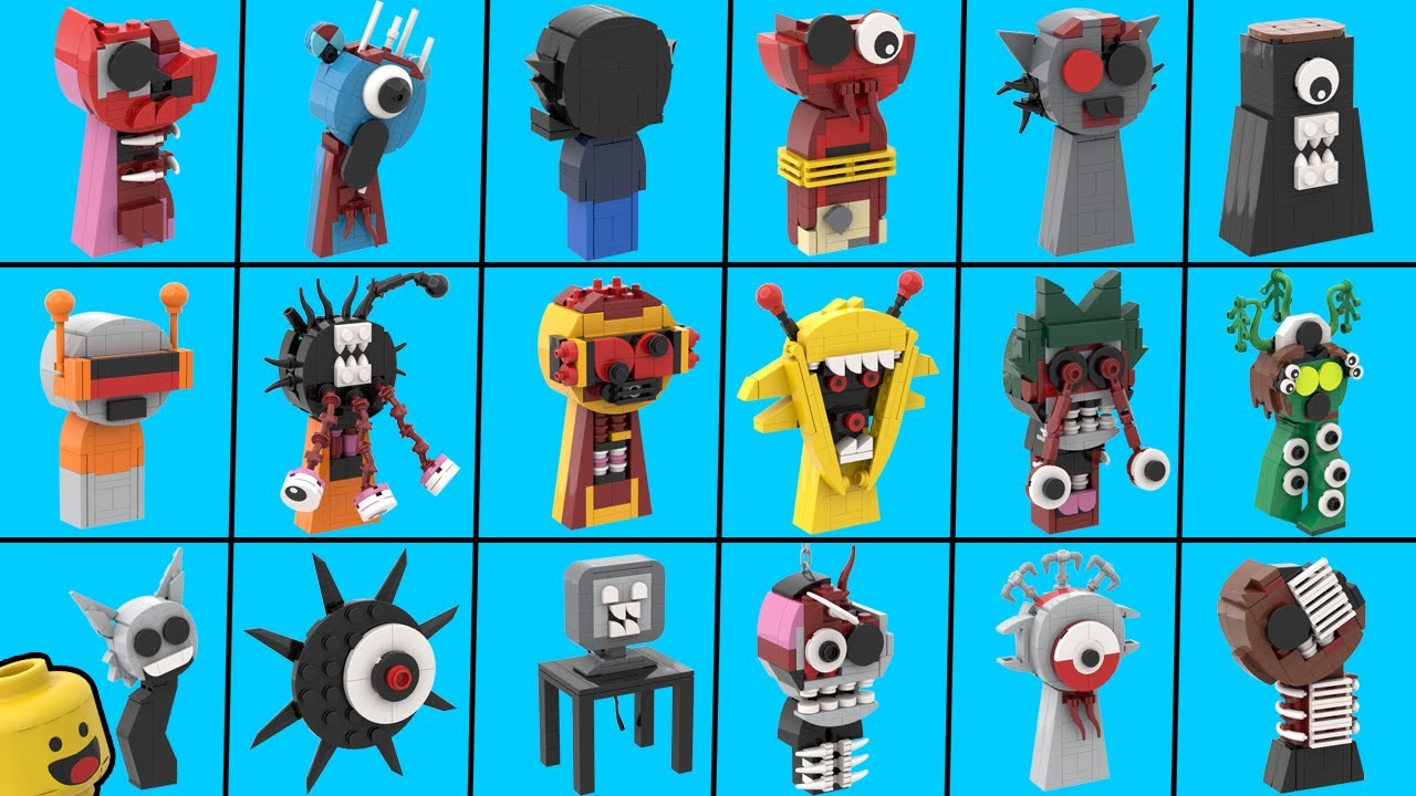 Sprunki PHASE 5 Every Character in LEGO - YouTube