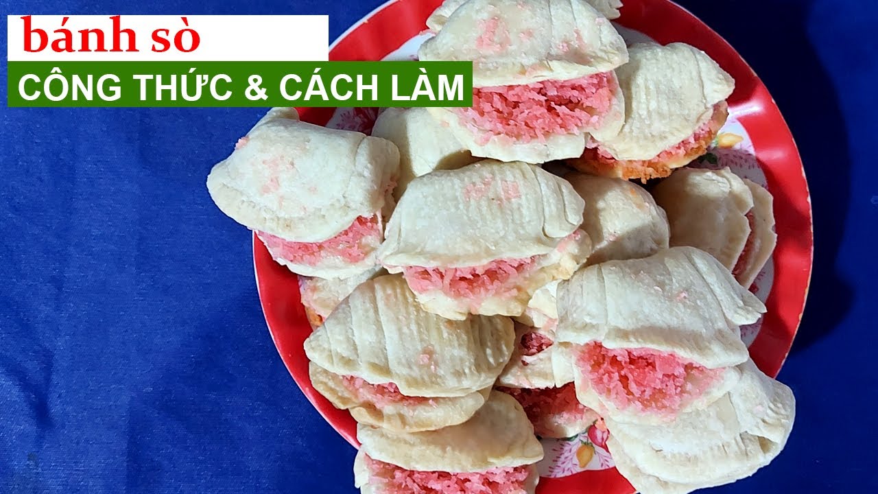 bánh con sò công thức và cách làm bánh con sò #nguyentrongkha - YouTube