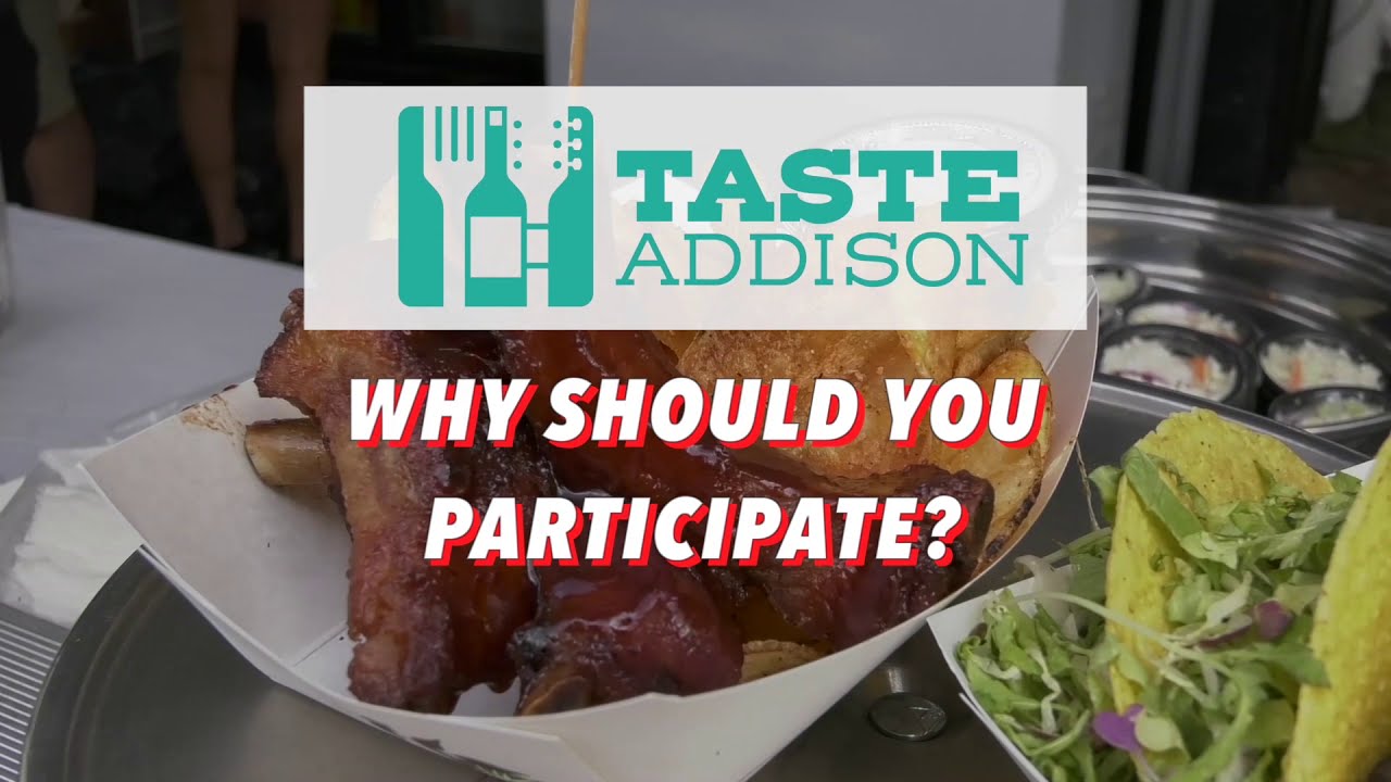 Become a Food Vendor at Taste Addison - YouTube