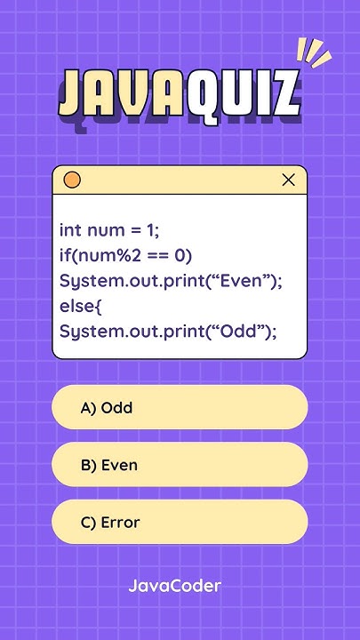 Java Quiz Javaprogramming Java Programming Javatutorial Javaquestions Codingchallenge