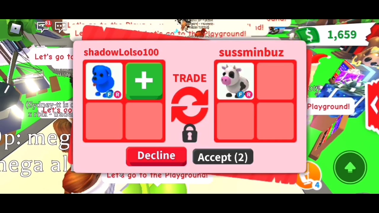 Tred BLUE DOG ADOPT ME 2021TREDING, pink cat - YouTube