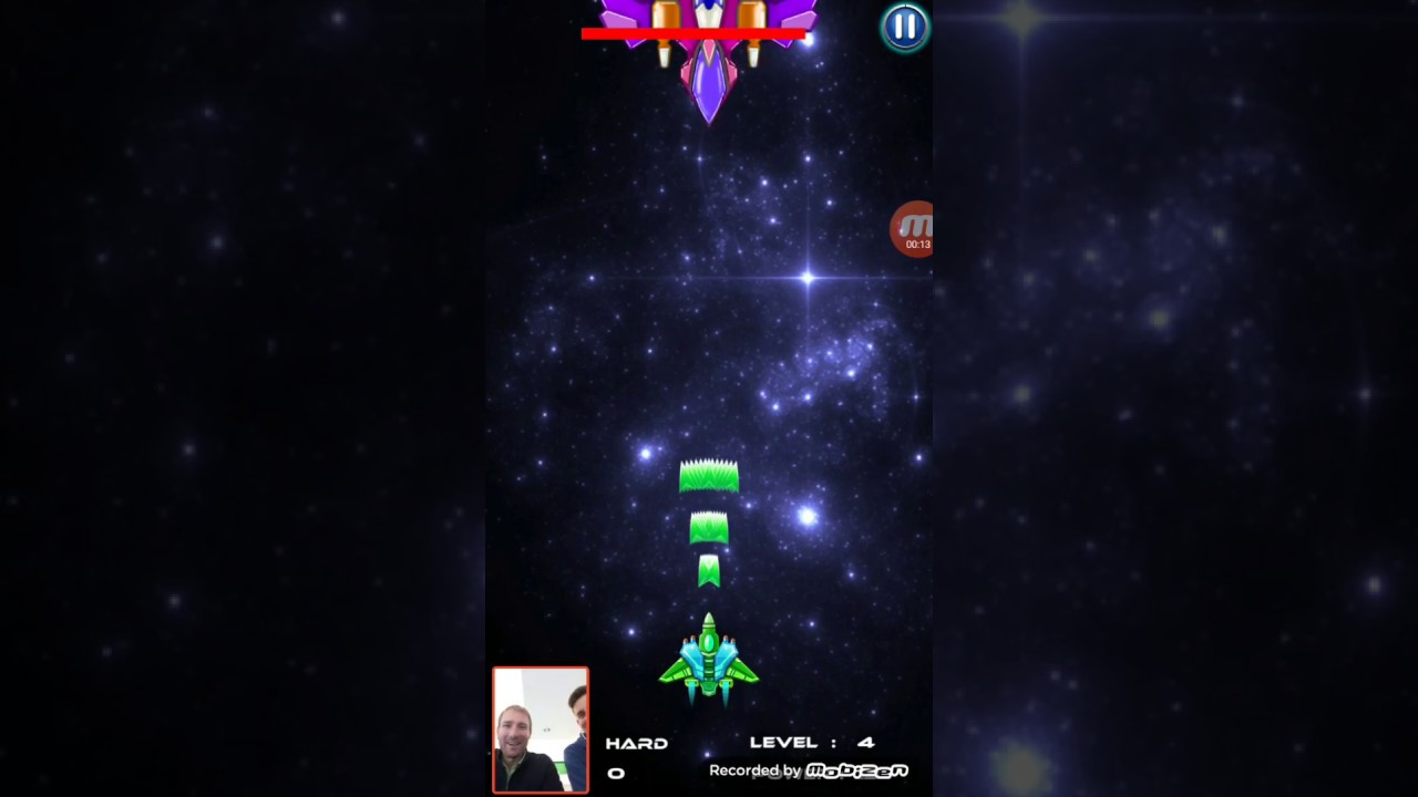 Galaxy Attack: Alien Shooter BOSS 1 HARD EXCLUSIVE - YouTube