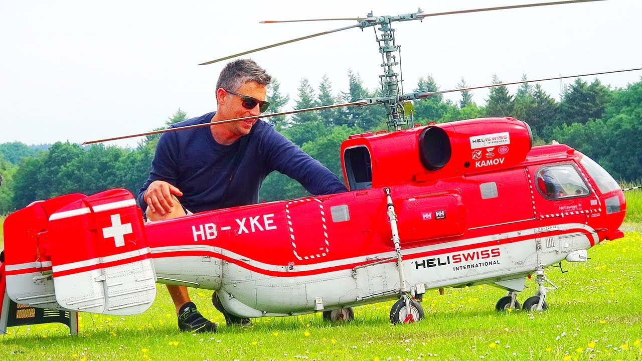HUGE KAMOV KA-32 HELI SWISS INTERNATIONAL 5-BLADE RC SCALE HELICOPTER ...