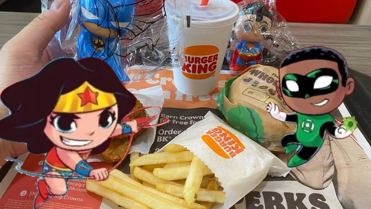 Burger King Kids Meal Toys - DC Justice League - Batman & Superman 2024 ...