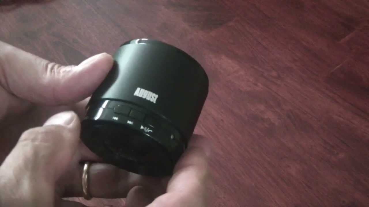 Review August Bluetooth Speaker MS425B - YouTube