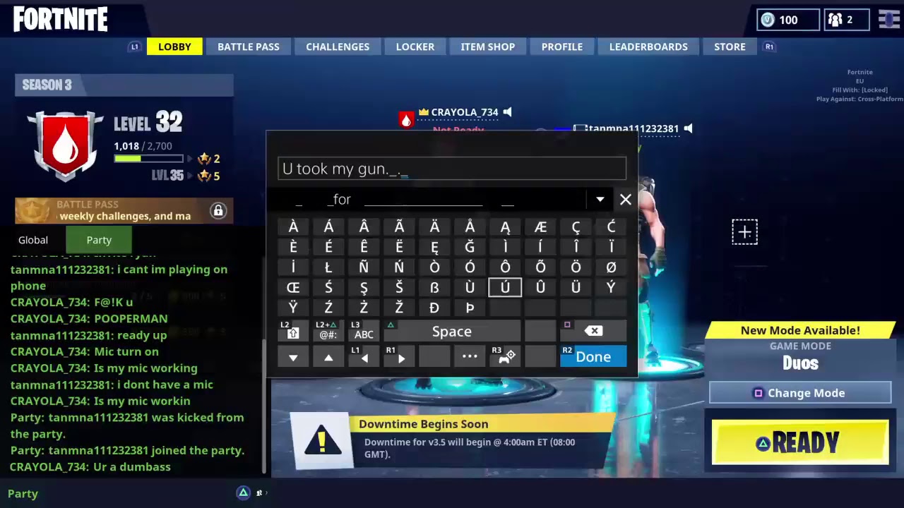 Playin with tanner on fortnite - YouTube
