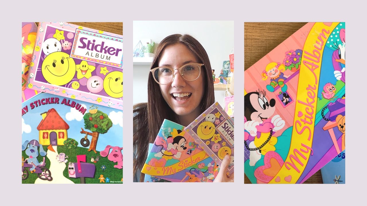 CHILDHOOD STICKER BOOKS - STICKERS FROM THE 90's/2000's - YouTube