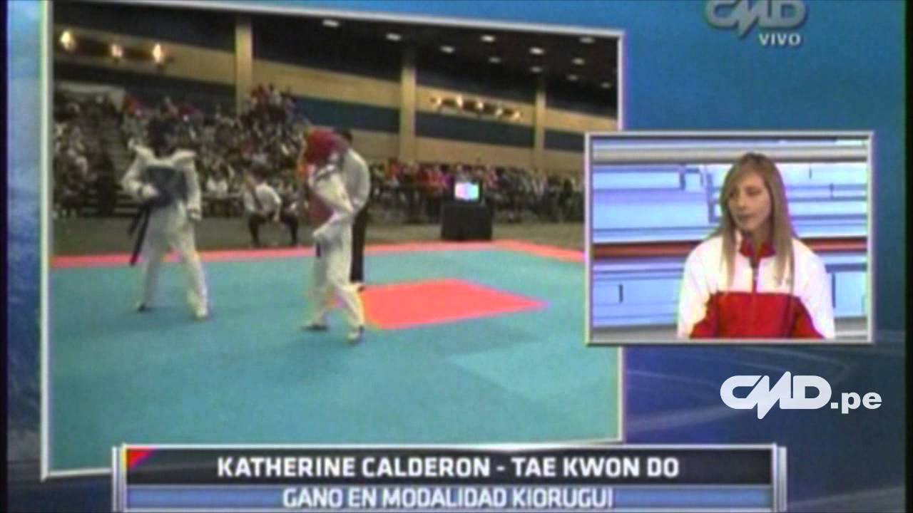 Central Deportiva: Entrevista a Katherine Calderón (Tae Kwon Do) - YouTube