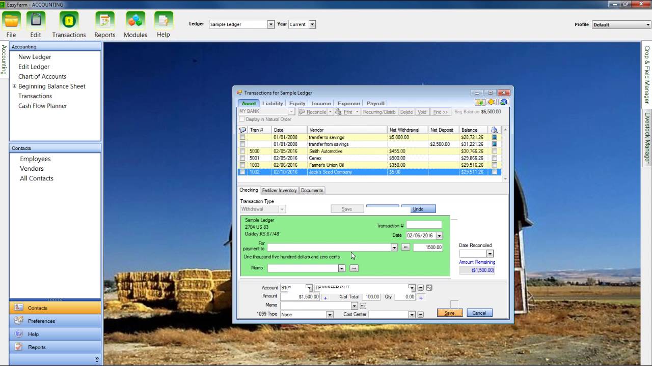 EasyFarm Tutorial: Transfer Transactions - YouTube