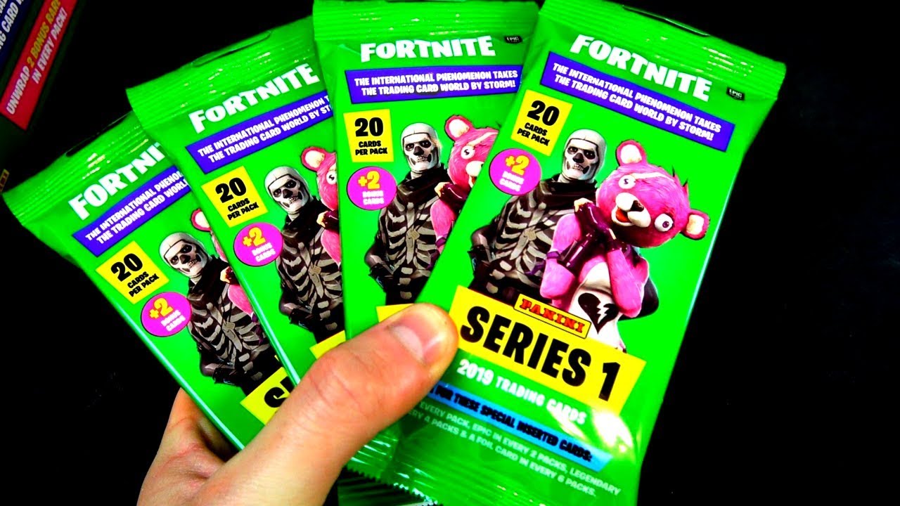 Panini SERIES 1 FORTNITE TRADING CARDS FAT PACKS 😱🔥 - YouTube