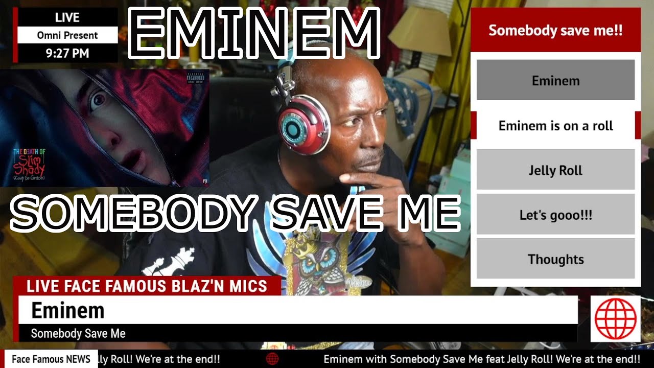 Eminem- Somebody Save Me feat Jelly Roll - YouTube