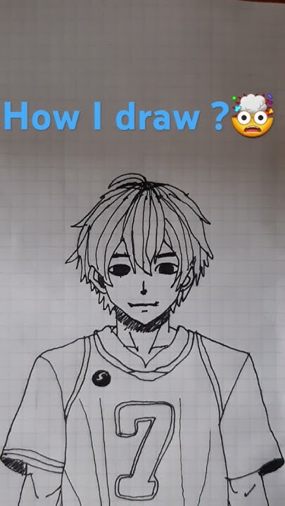 How I draw?😏🤔 #anime - YouTube