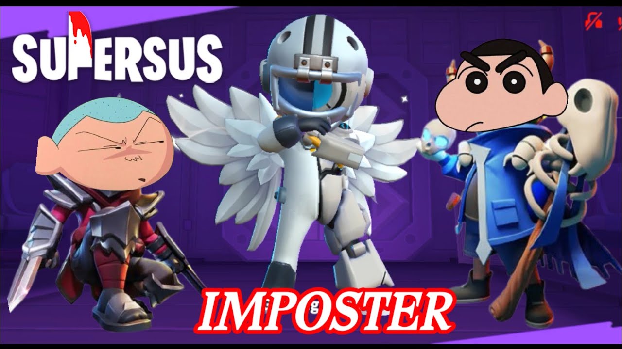 SUPER SUS 😳 3D AMONG US GAMEPLAY VIDEO SHIN-CHAN BE IMPOSTER 😈😈 - YouTube