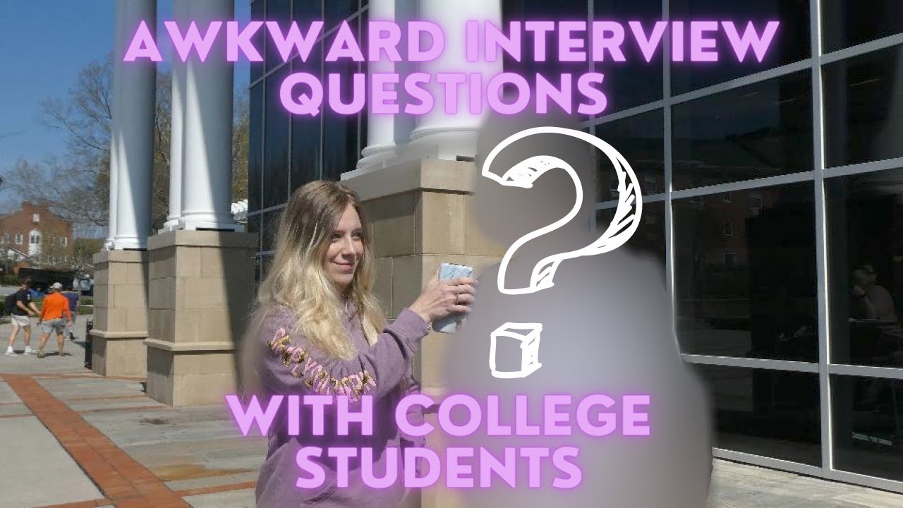 Awkward Interview Questions with College Students | Hannah0880 - YouTube