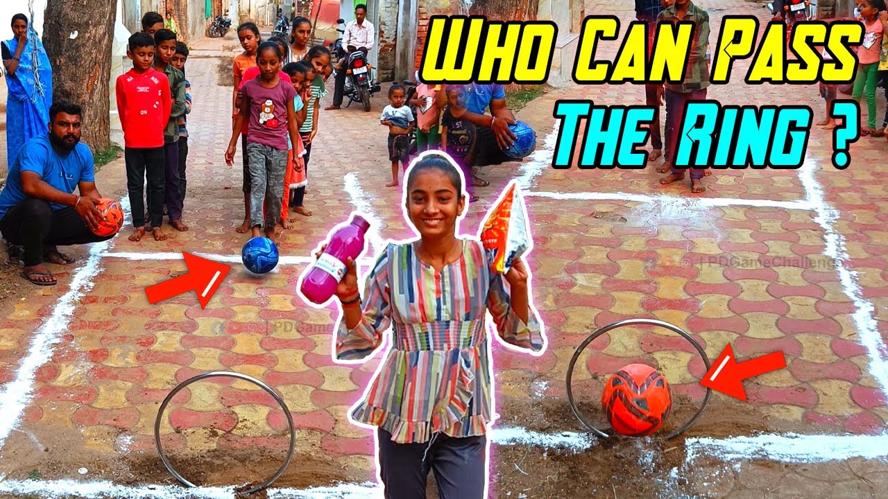 Who Can Pass The Ring ? | How is your Football skill | PD Game ...