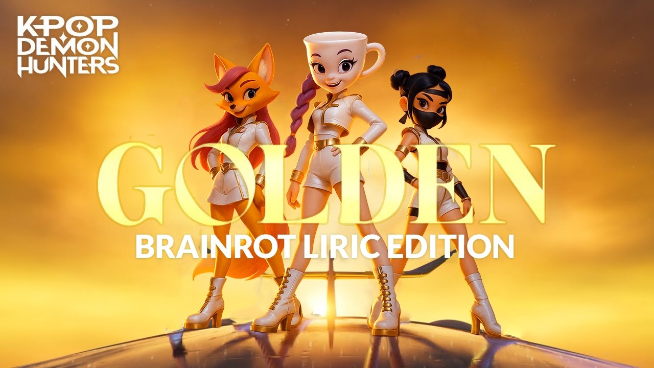 Golden Brainrot Lyric Video / K-pop Girls | KPop Demon Hunters ...