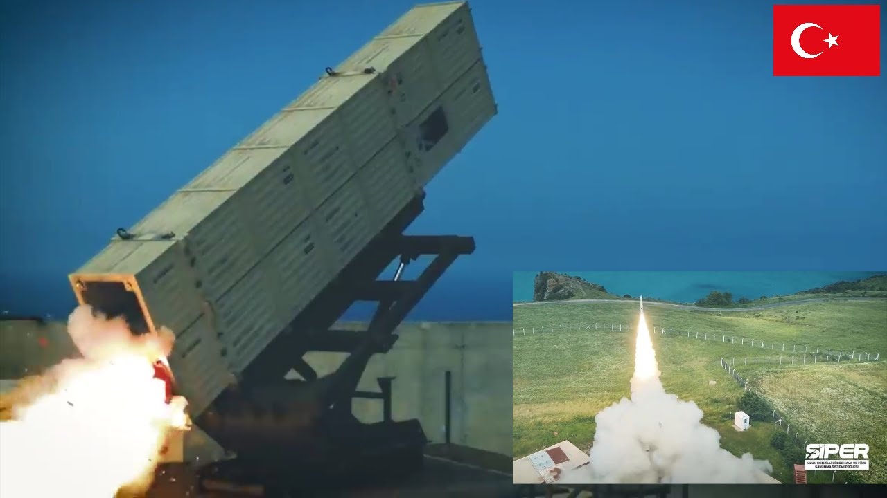 The first test firing of Türkiye's SİPER Product 2 missile has been ...