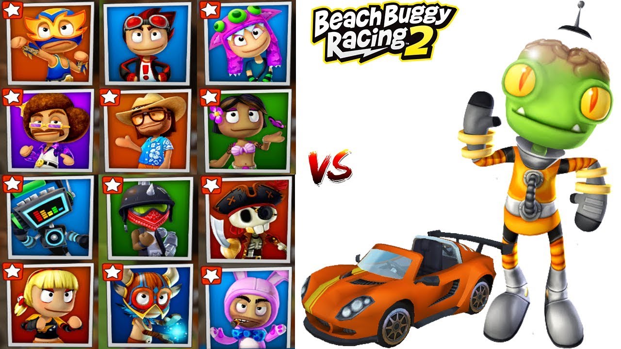 Beach Buggy Racing 2 Android Gameplay | B'zorp & Lambini GT Vs All ...