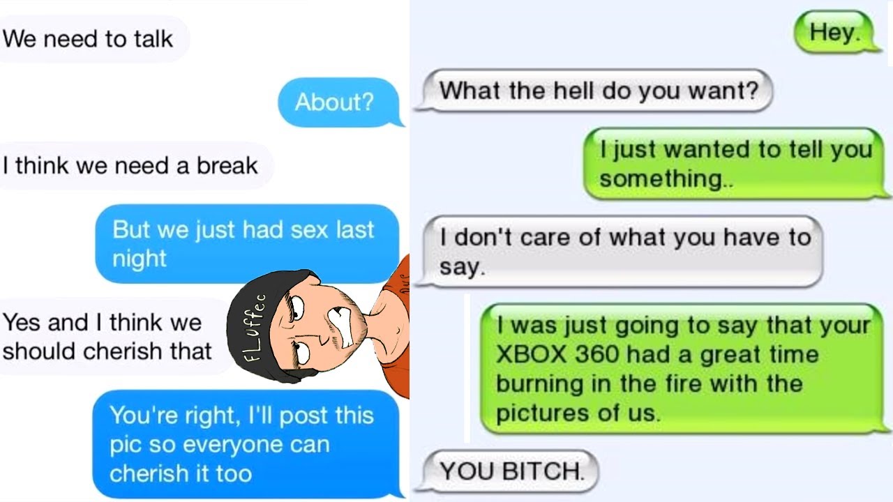 Worlds Worst Breakup Texts! #5 - YouTube