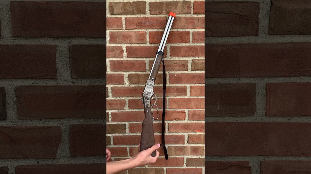 FANToyStore Gonher Lever Action Cap Gun Rifle - YouTube