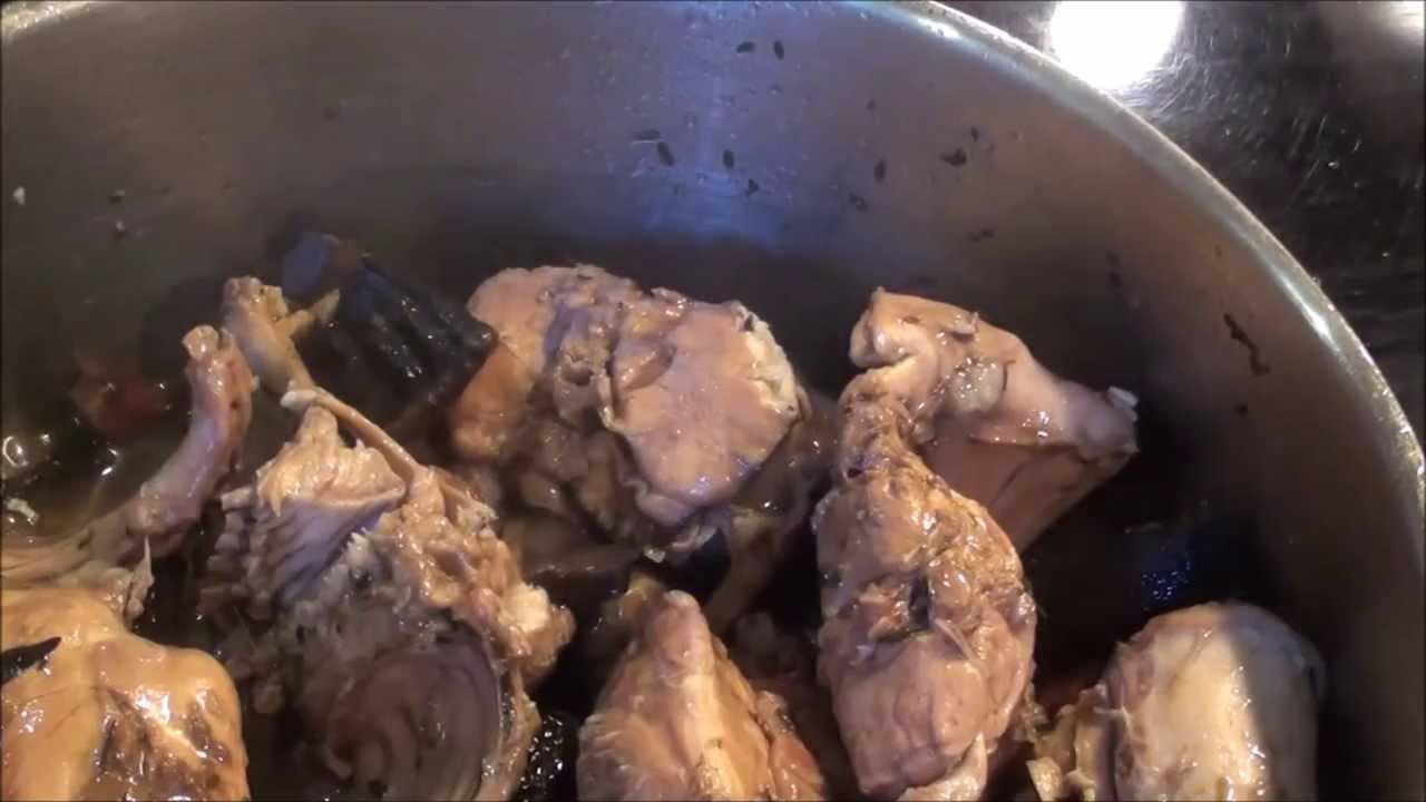 Receita de coelho estufado com cogumelos by necasdevaladares - YouTube