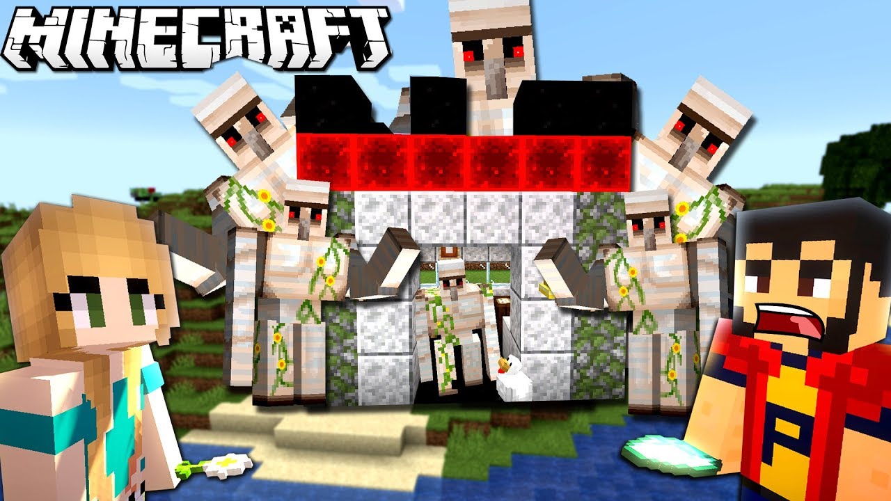 MINECRAFT | Ne-am UMPLUT DE GOLEMI ! - YouTube