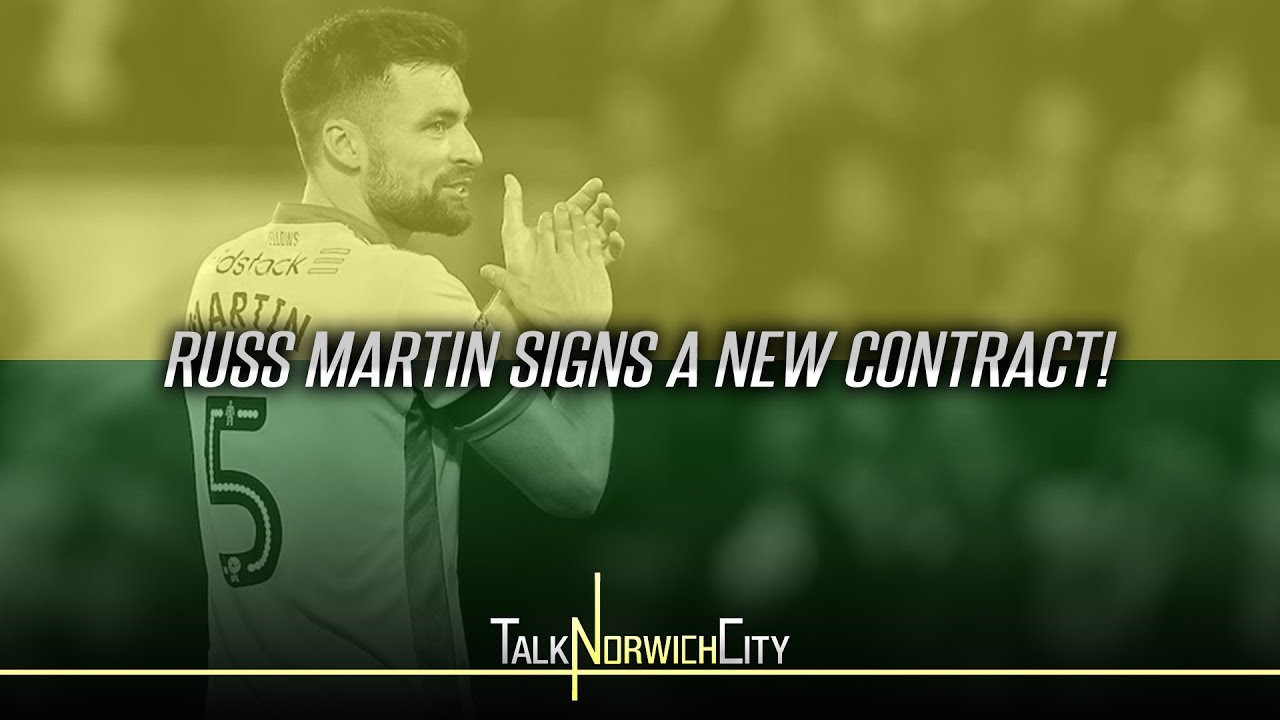 RUSS MARTIN SIGNS A NEW CONTRACT! NCFC NEWS - YouTube