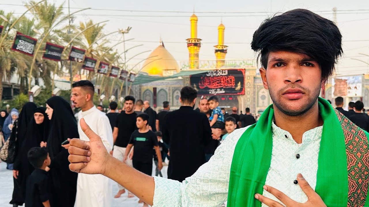 Karbala sharif imam hussain ke roze ki ziyarat vo medan kaha h jaha ...