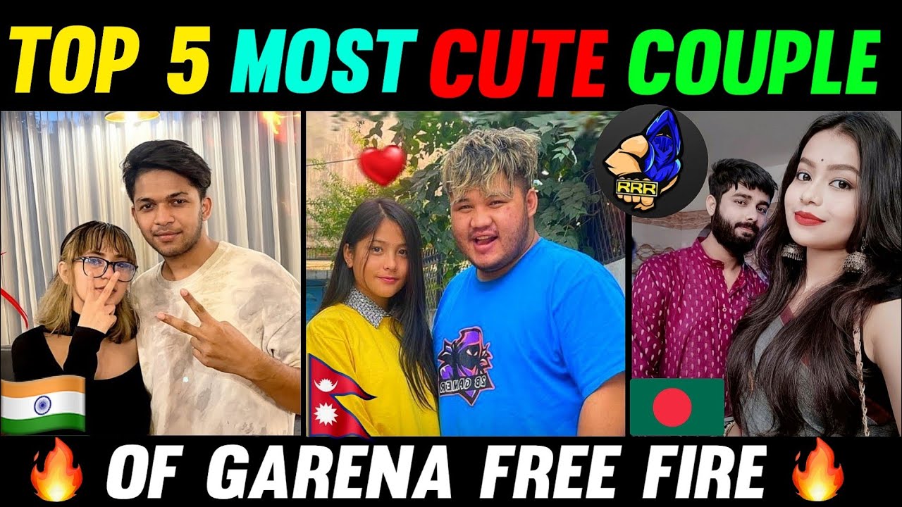 Top 5 Most Beautiful Girlfriends of Free Fire Youtubers | Top 5 Most ...