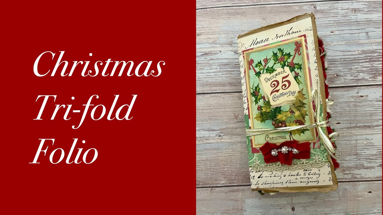 Christmas Tri-fold Folio - YouTube