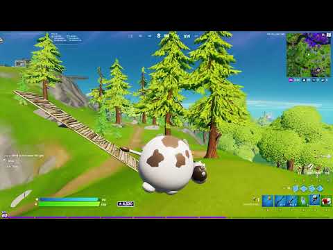 I JUST CHANGED TO A COW BALLON IN FORTNITE.(NEW FORTNITE UPDATE)💨💫 ...