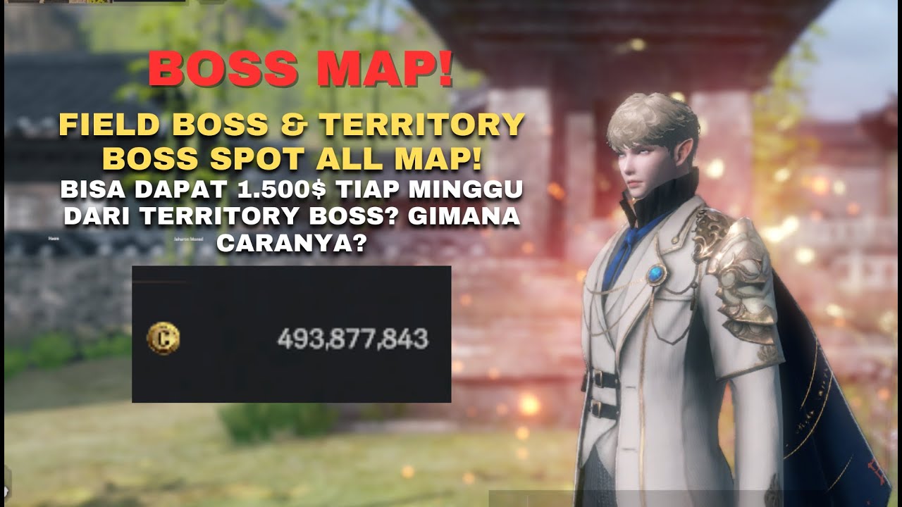 ALL FIELD BOSS & TERRITORY BOSS SPOT 1 MINGGU BISA DAPET 500JT CRON++ ...
