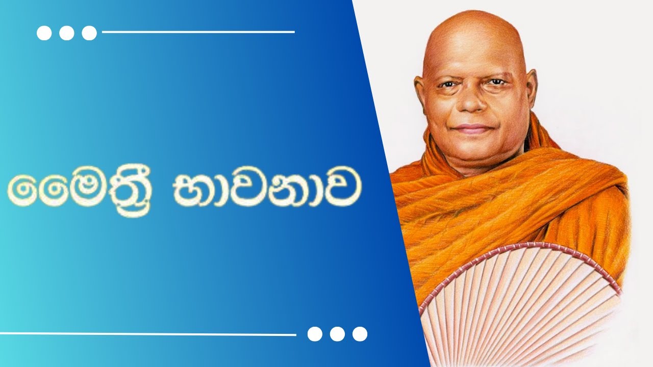 මෛත්‍රී භාවනාව/Maithree bawanawa Nauyane Ariyadhamma Thero - YouTube