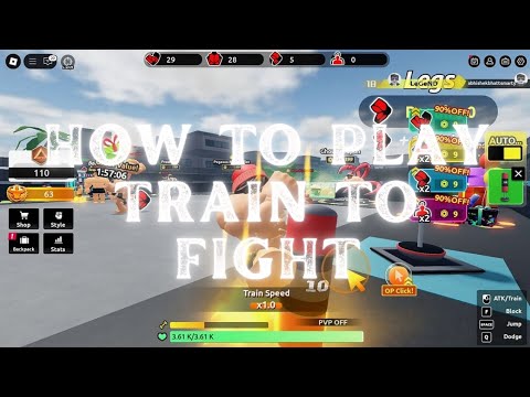 Roblox How To Play Train To Fight, Training, PVP & Styles Guide In ...