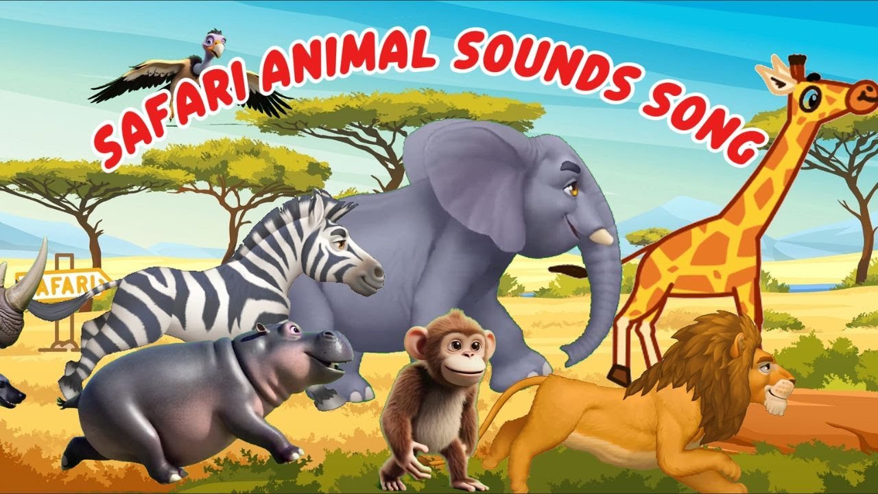 Safari Animal Sounds Song | ABC Halloween Safari | ABC Mommy & Baby ...