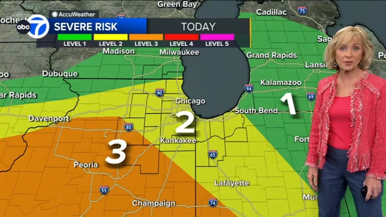 LIVE RADAR as storms move through Chicago area - YouTube