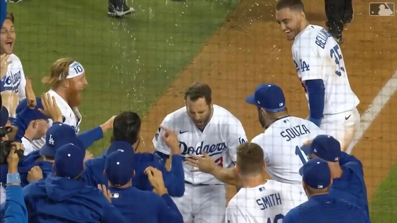 Every Call Of Chris Taylor’s Walk Off HR To Send Dodgers To The NLDS ...