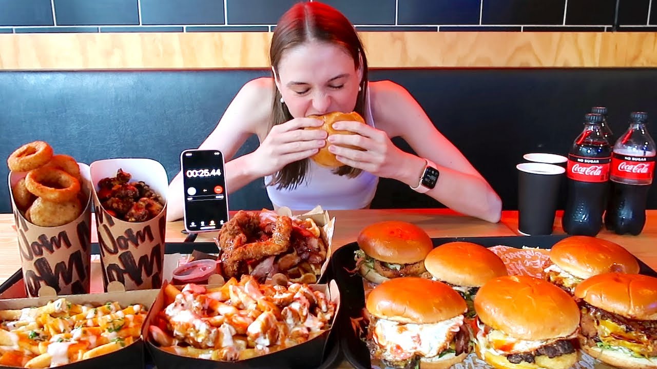 10K CALORIE RE BURGER CHALLENGE - YouTube
