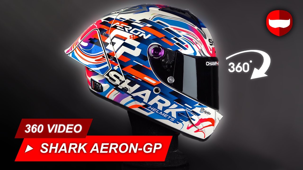 Shark Aeron-GP Replica Zarco GP de france - Showcase - YouTube