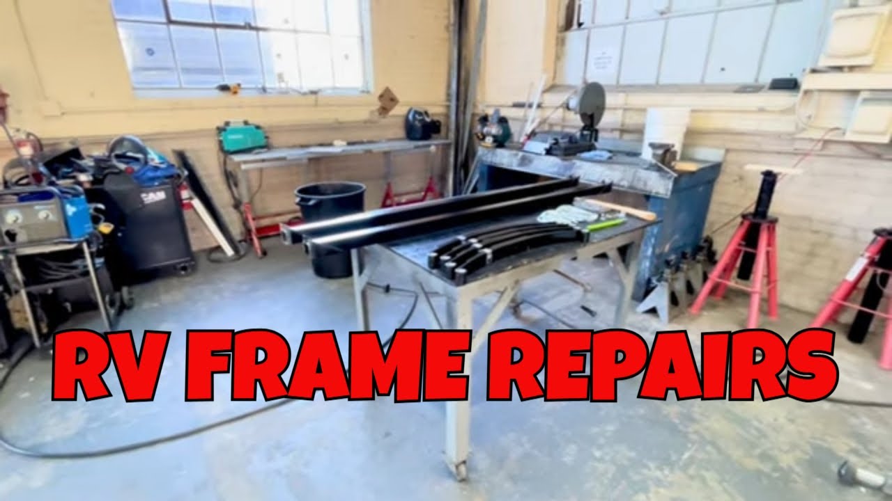 How We Fix DANGEROUS RV Frame Cracks With Custom Steel Rails - YouTube