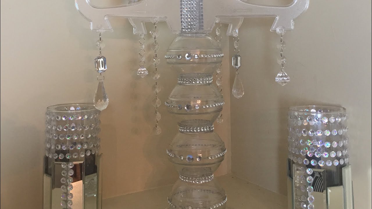 💎💎Glam Dollar Tree DIY 💎💎 LED Candle Holder - YouTube
